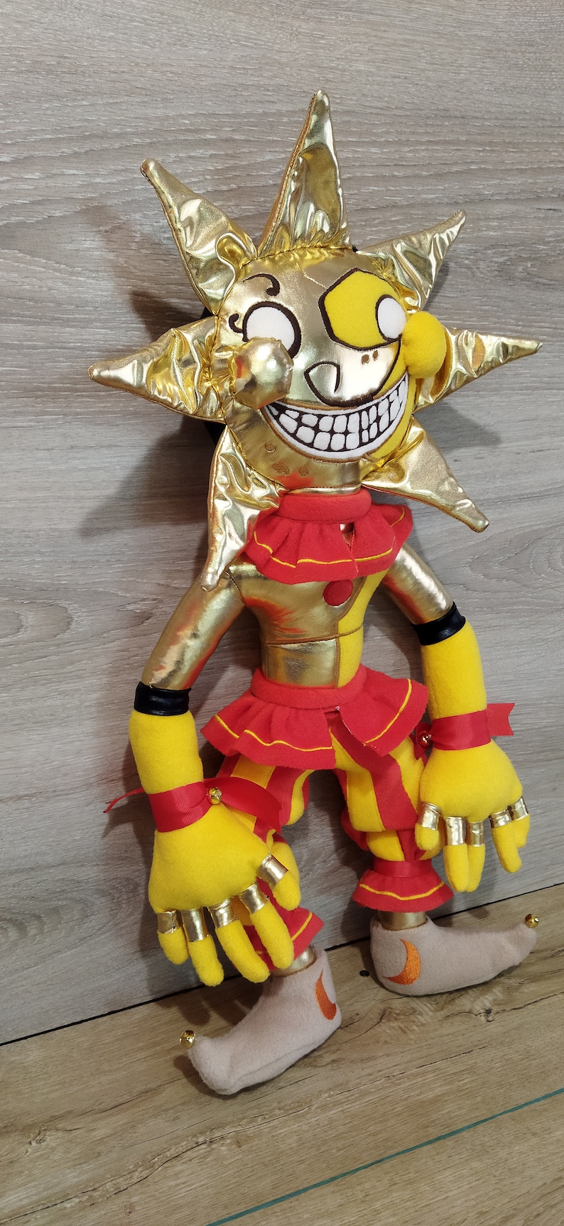 Sun And Moon Fnaf Sun Daycare Attendant Sundrop Large Plush Etsy