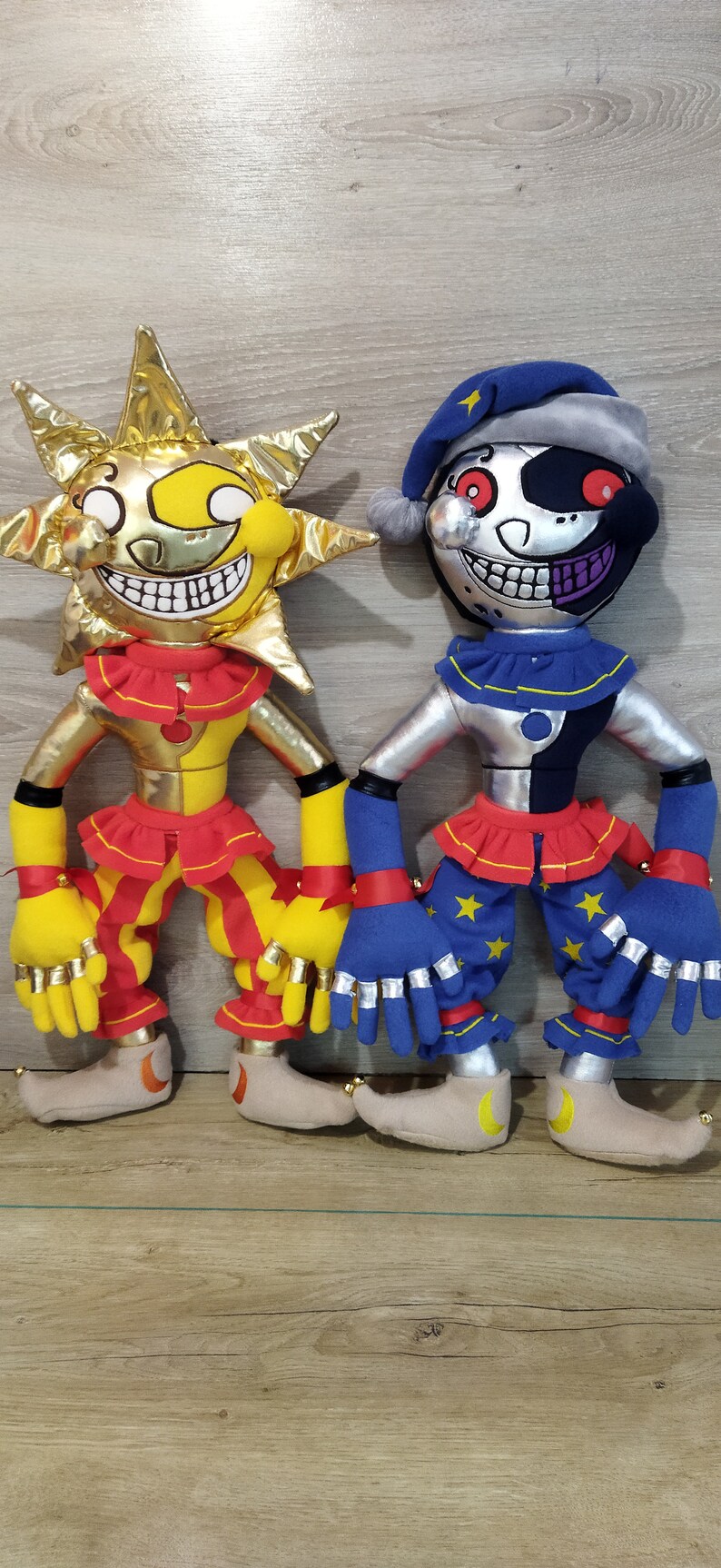 Moon And Sun Fnaf Sun Daycare Attendant Sundrop Large Plush Etsy