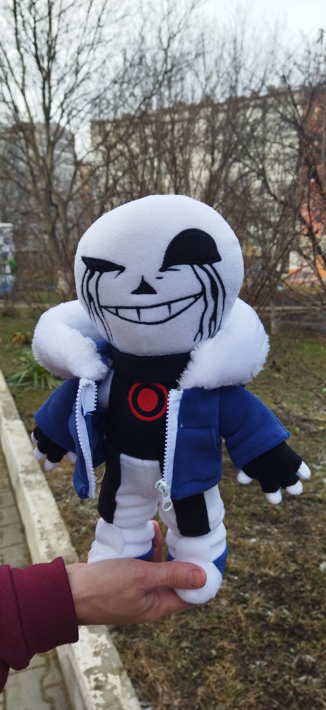 Killer Sans. Undertale. Large Plush Toy. Size 15 Inch - Etsy Australia