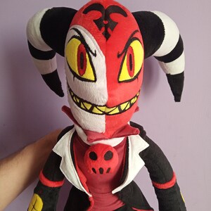 Blitzo. Helluva Boss. Hazbin Hotel. Large Plush Toy. Size 25.5 Inch - Etsy