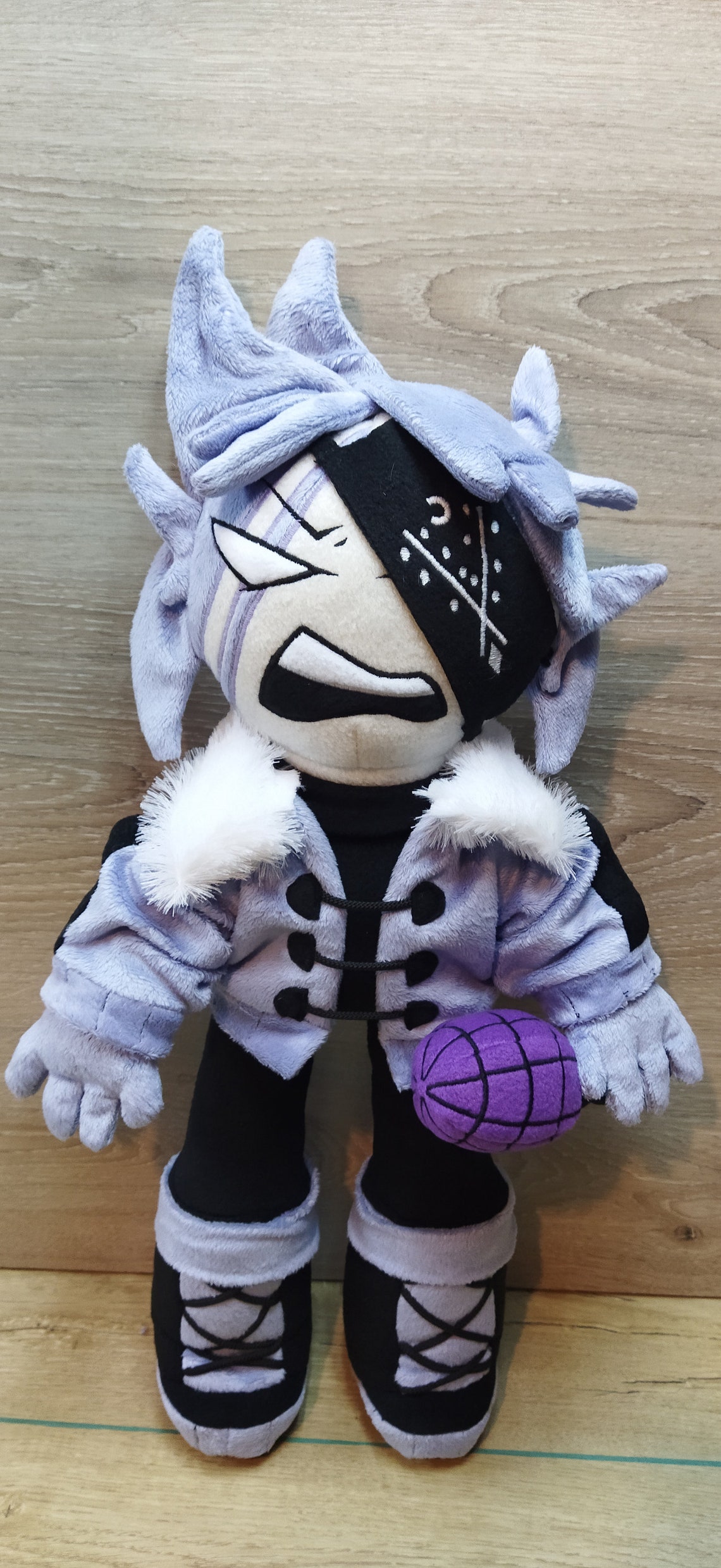 Ruv Angry .FNF. Friday Night Funkin. Large Plush Toy. Size 20 | Etsy