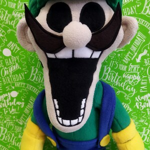 Plush to Order. Mr.l Exe. Mario Exe. Mario's Madness. Large Plush Toy ...