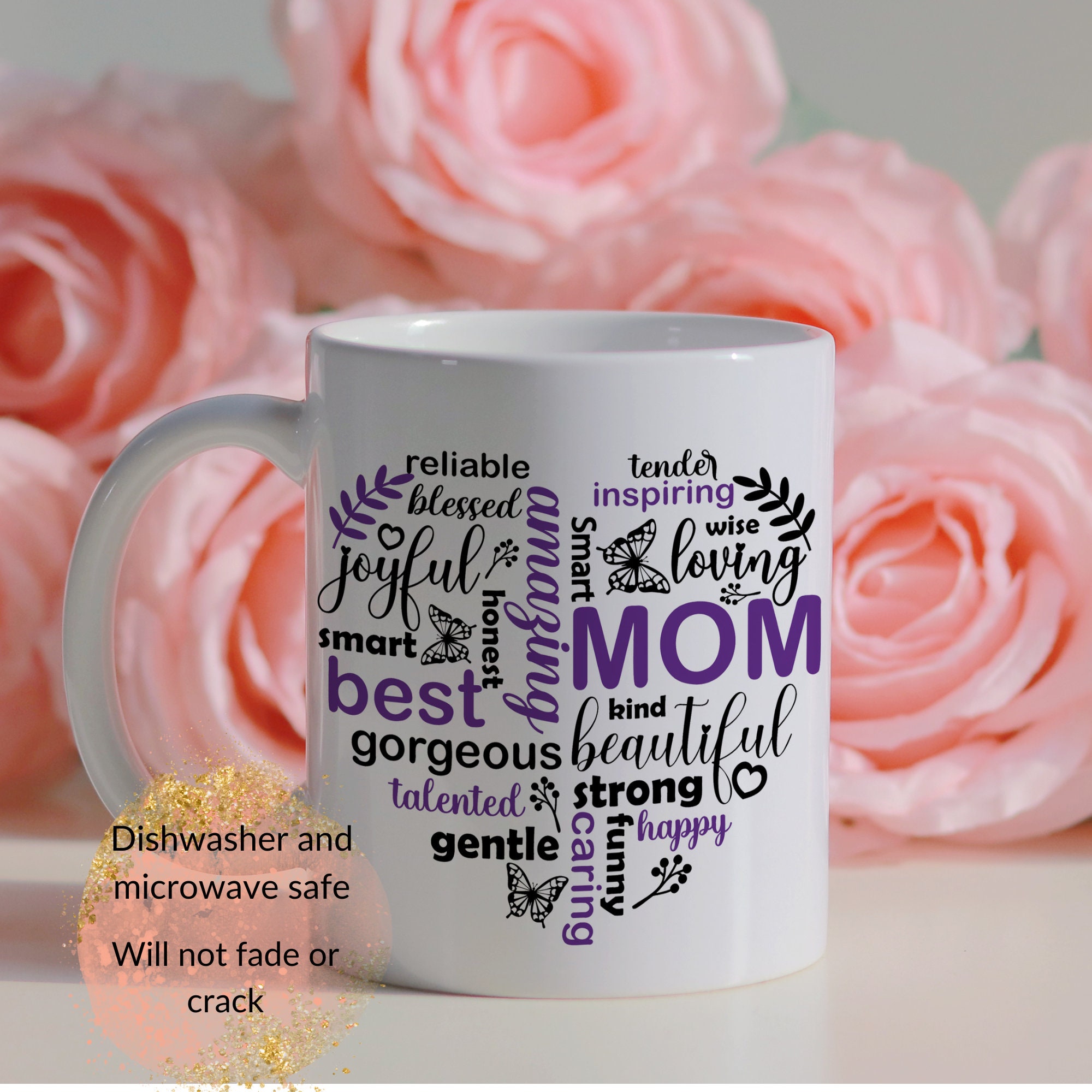Mom tea cup awesome mom mug moms birthday gift from son - Etsy.de