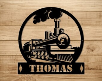 Metal Train Wall Decor - Etsy