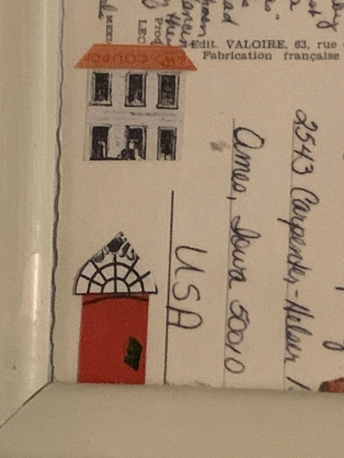 Paper Collage House, Vintage Ephemera, Postcard, Handmade, Housewarming ...