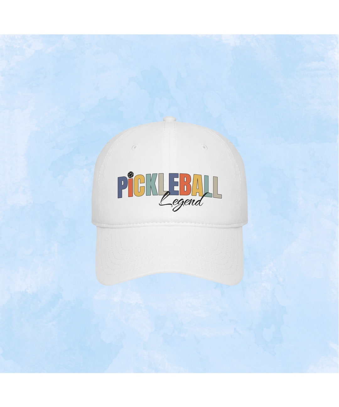 Pickleball Hat, Pickleball Legend Cap, Summer Sport Hat With Brim ...