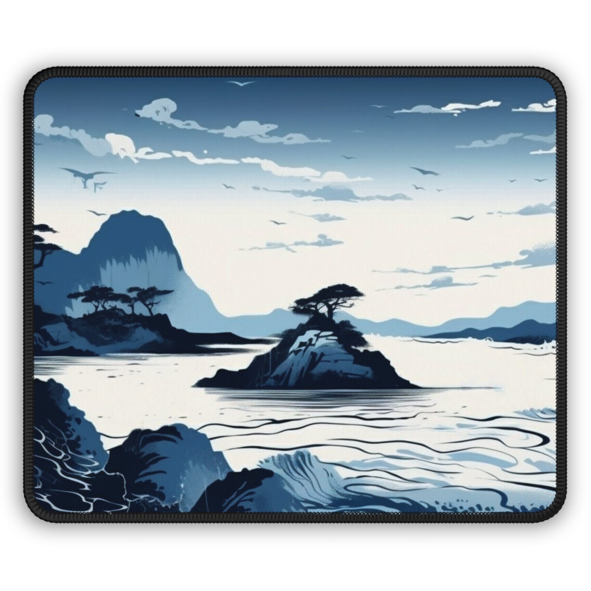 Islands Theme Playmat, Playmat for Card Game, Blue Mana Mat, Gaming Mat ...