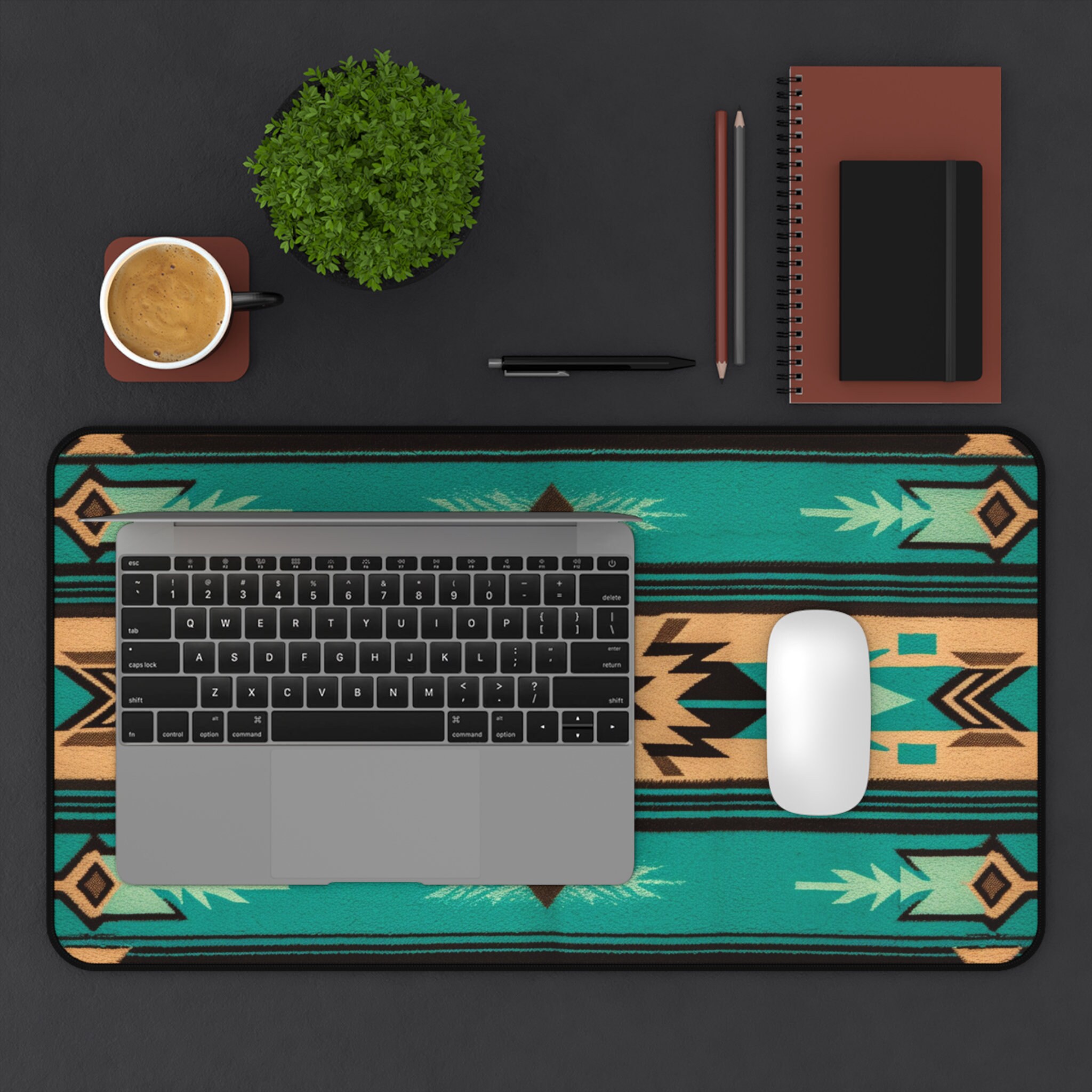 Native American Mouse Pad, Navajo Rug Mousepad, Large Deskmat, Indian ...