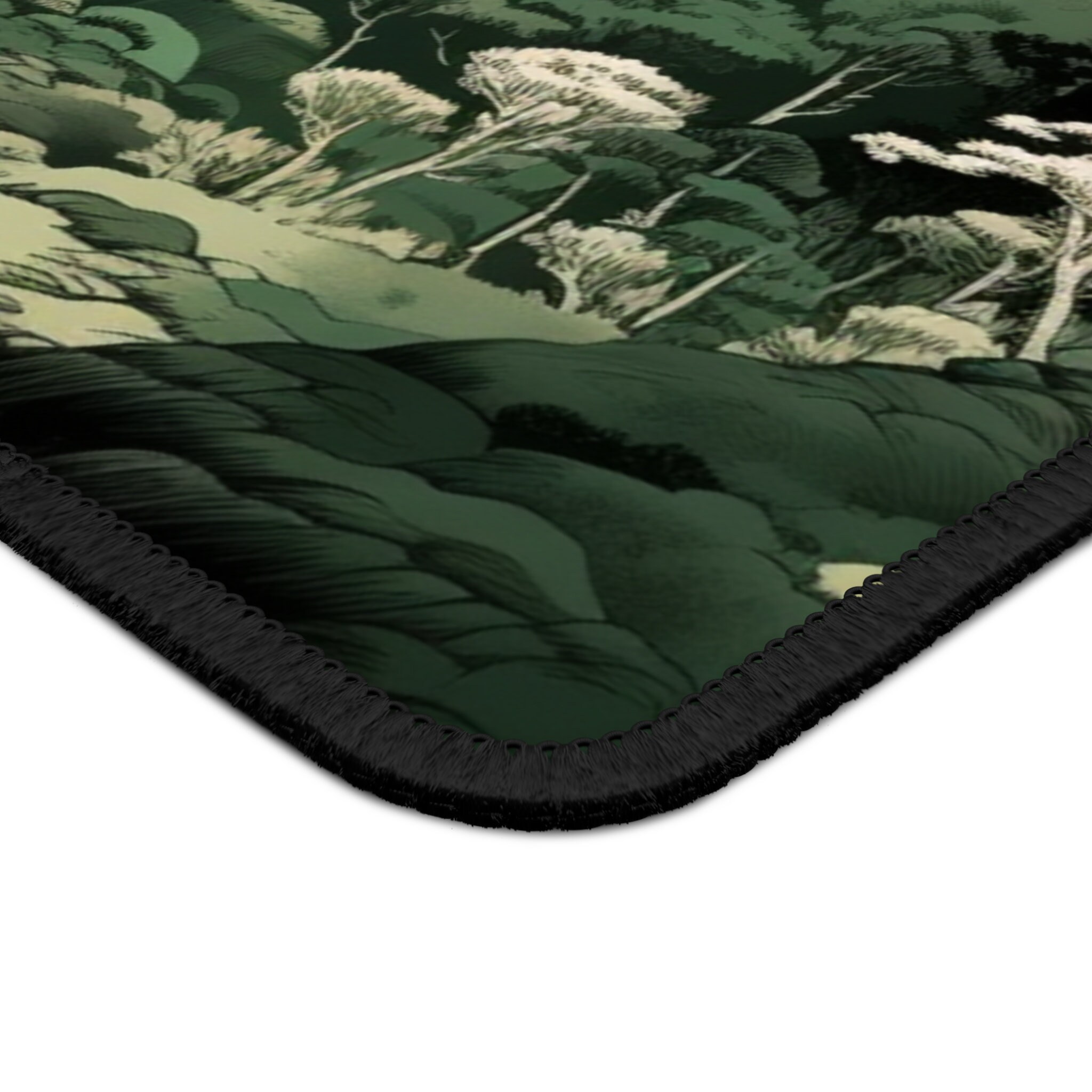 Forest Theme Playmat Card Game Play Mat Green Mana Mat - Etsy