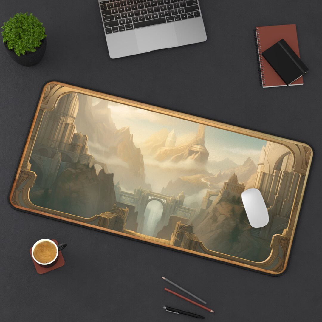 Mountain Playmat, TTRPG Play Mat, D&D Theme Mousepad, Dice Rolling Tray ...