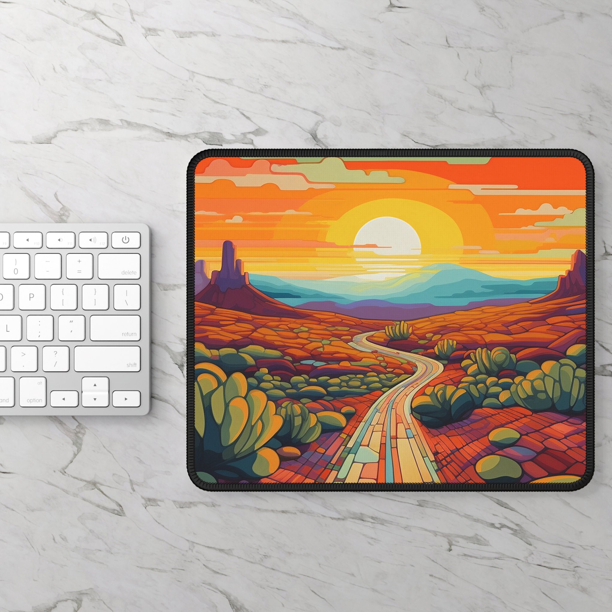 Painted Desert Playmat TTRPG Play Mat Western Mousepad - Etsy