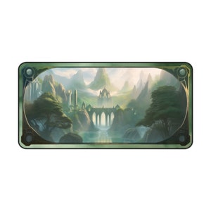 Elven Forest, Green Playmat, TTRPG Play Mat, D&D Theme Mousepad, Dice ...