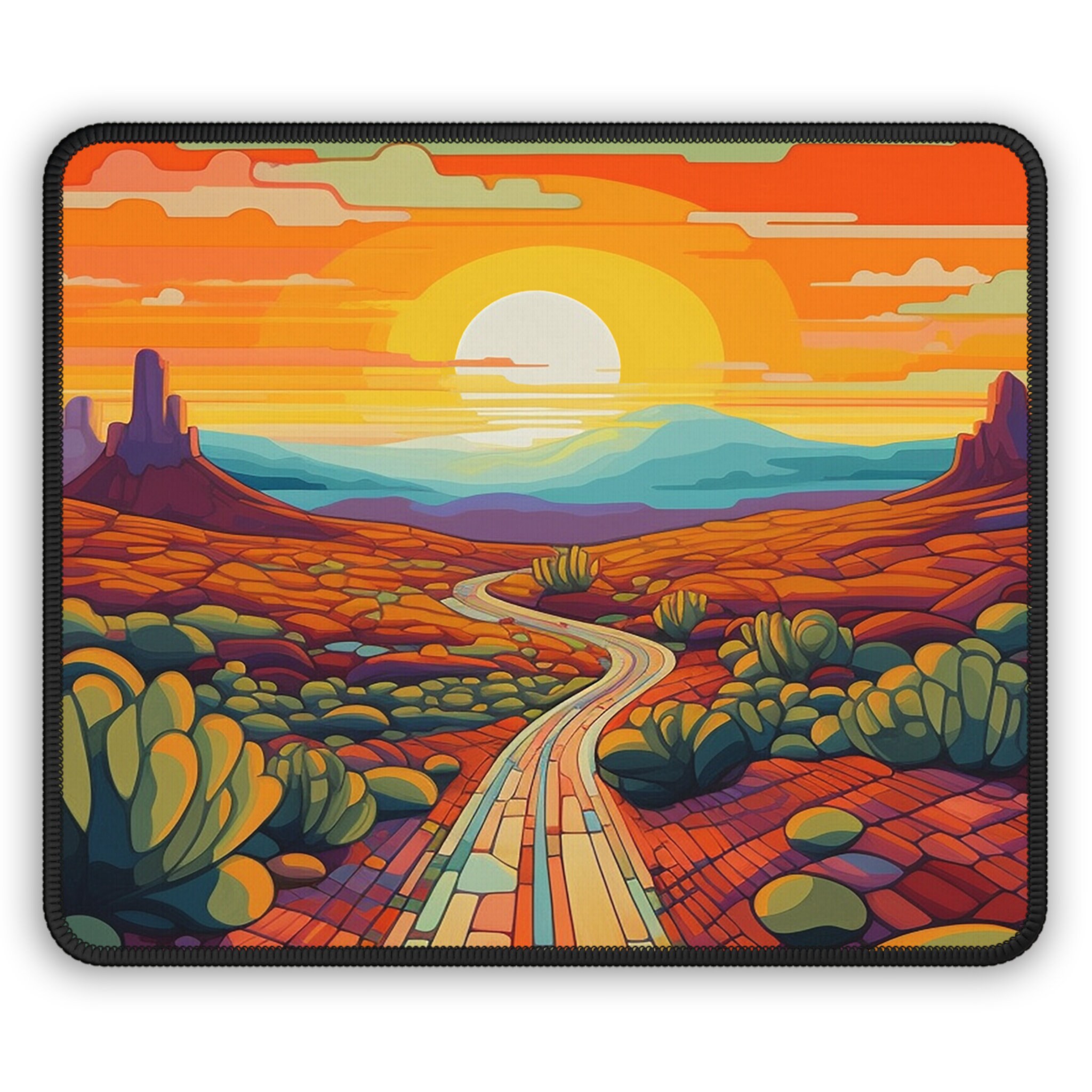 Painted Desert Playmat TTRPG Play Mat Western Mousepad - Etsy