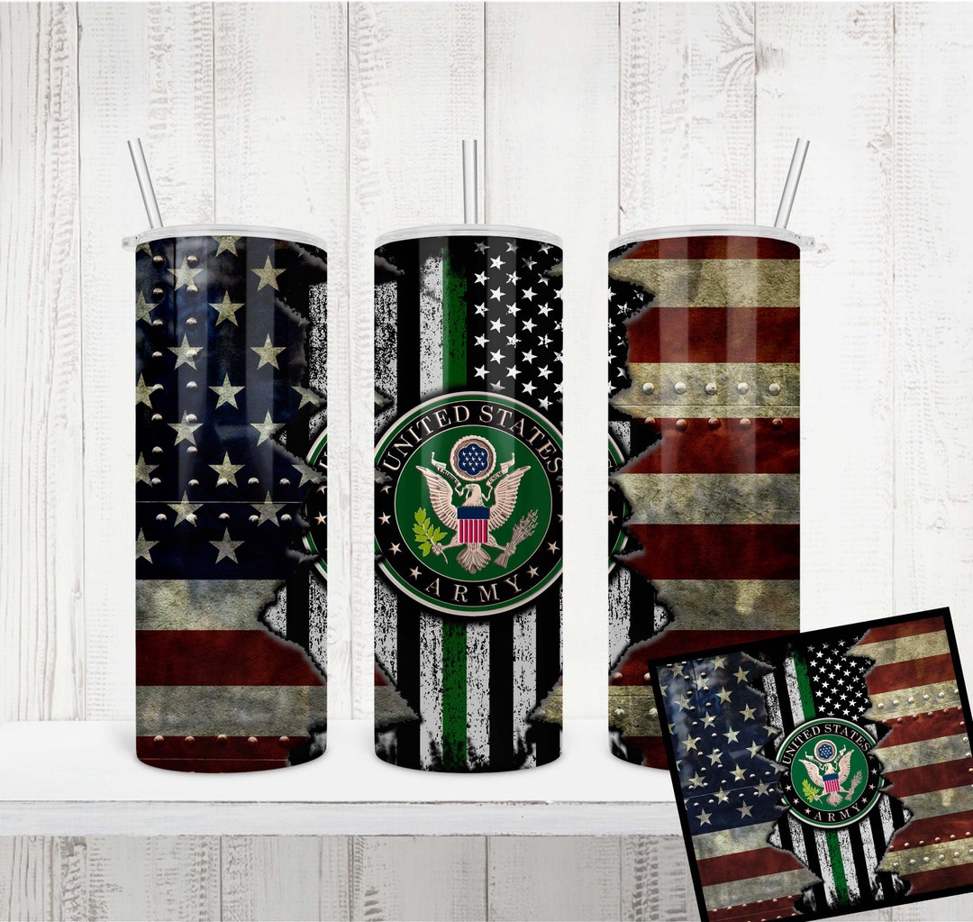 U.S. Army | Army Tumbler | Army Flag Design - Etsy