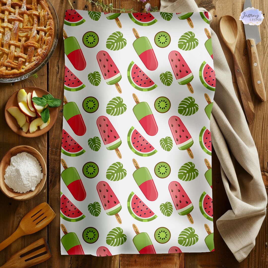 Subtle F*ck Trump Hand Towel, Watermelon Kitchen Towel, Anti Trump Tea ...
