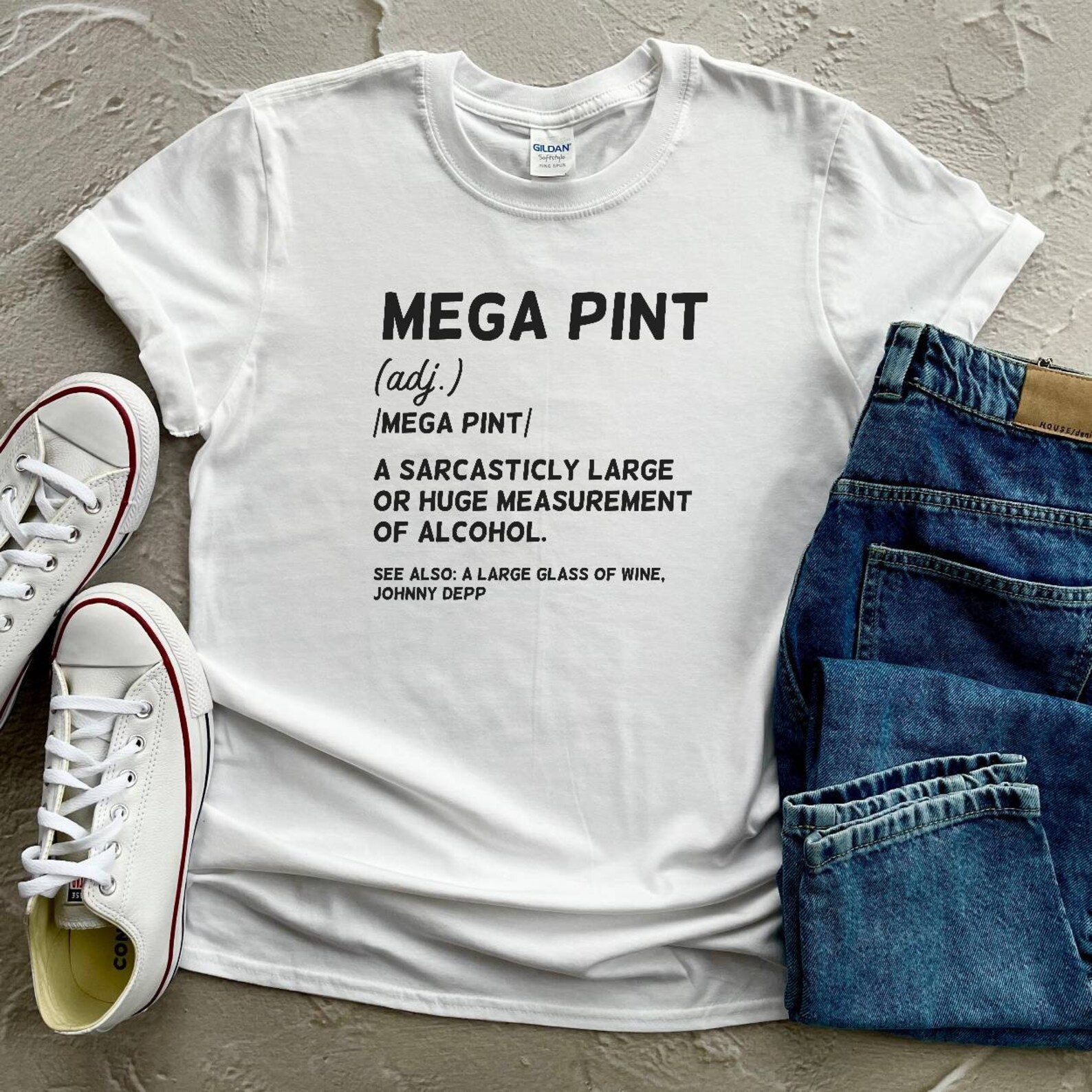 Mega Pint Shirt, Funny Johnny Depp Shirt, Justice for Johnny, Alcohol ...