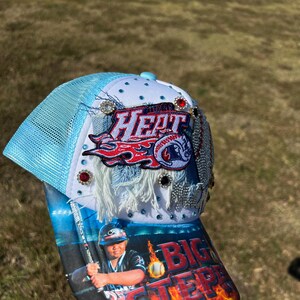 Custom Photo Trucker Hat With Crystals | Personalized Sports Fan Hat - Etsy