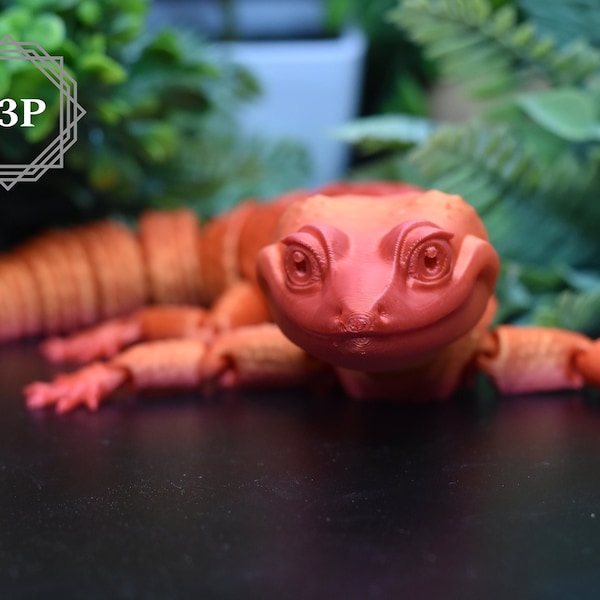 3d Printed Gecko - Etsy