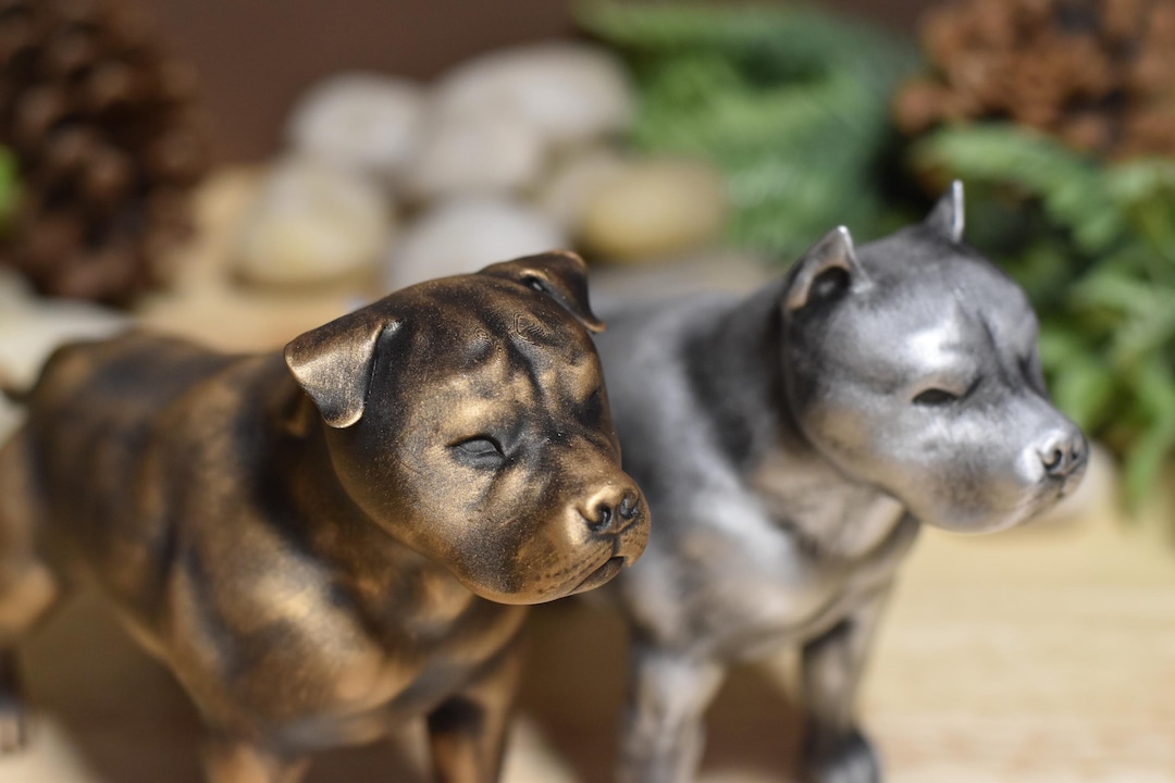 Pit Bull Terrier Dog Statue - Adorable Home Decor | Perfect Gift for ...