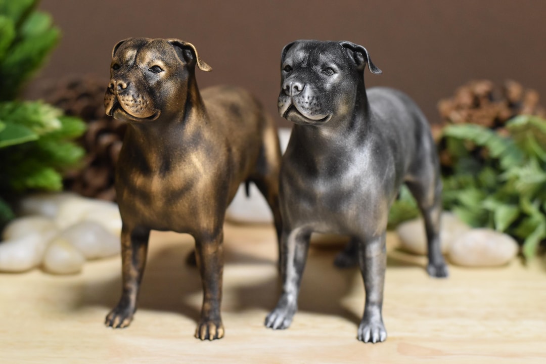 American Pitbull Statue | Detailed Dog Lover Gift, Home Decor - Etsy