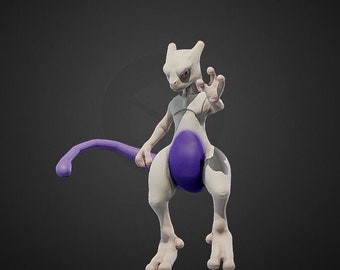 3d Printed Mewtwo - Etsy