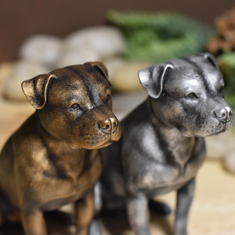 Dog Statue Garden Pitbull - Etsy