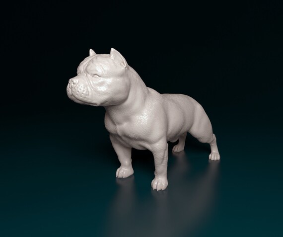 American Bully Figurine American Bully Dog Gift American - Etsy