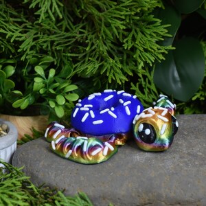 3D Printed Articulated Donut Turtle Multi-color Print Cute Colorful ...