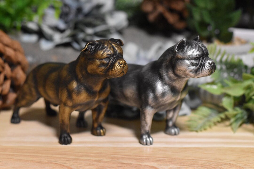 American Bully Figurine, American Bully Dog Gift, American Bully Gift ...