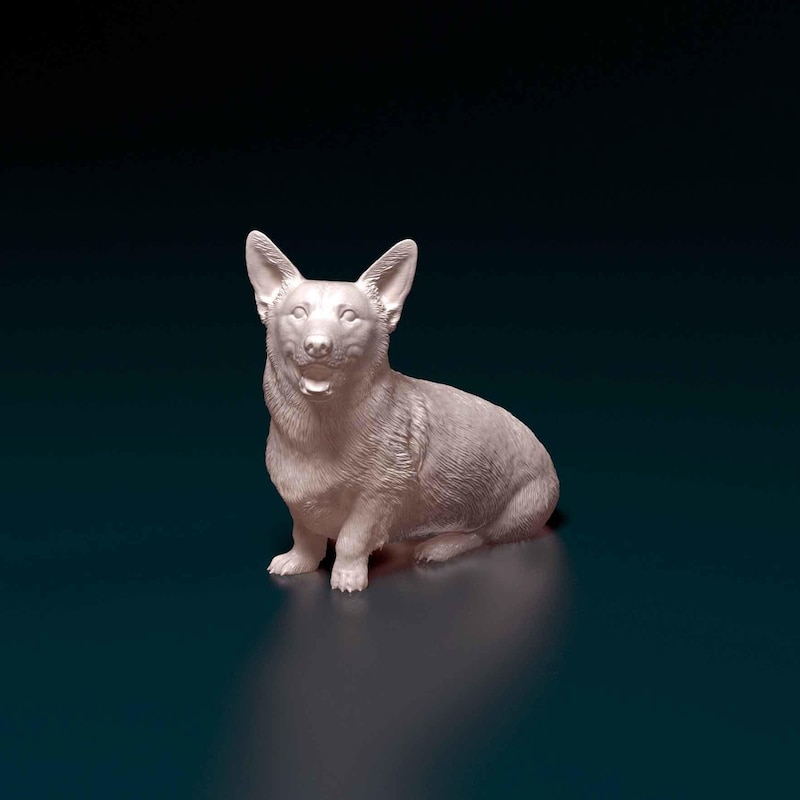 Corgi Ceramic Figurines - Etsy