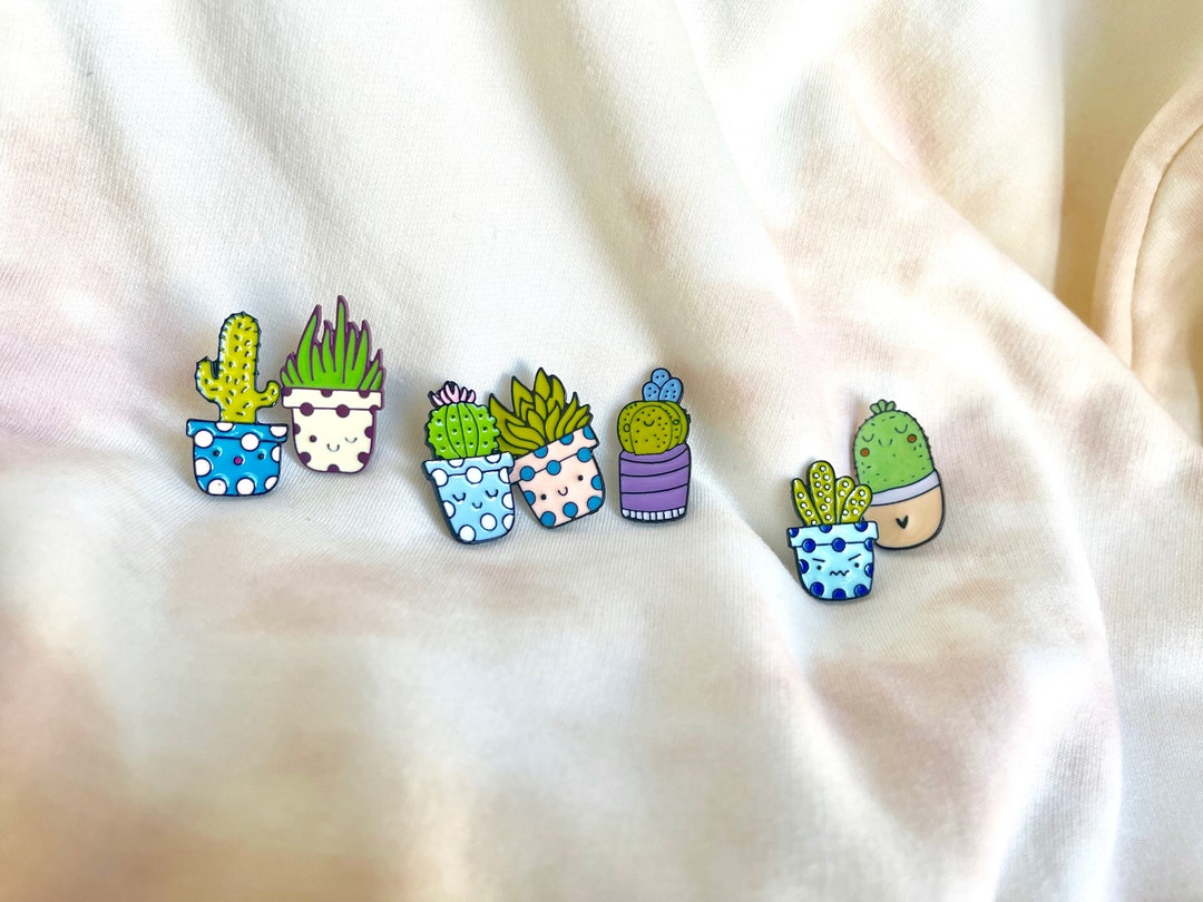 Mood Plant Enamel Pin - Etsy