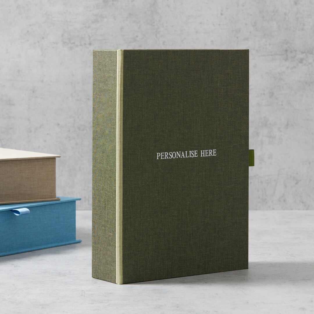 Personalised Fabric Box File - Etsy
