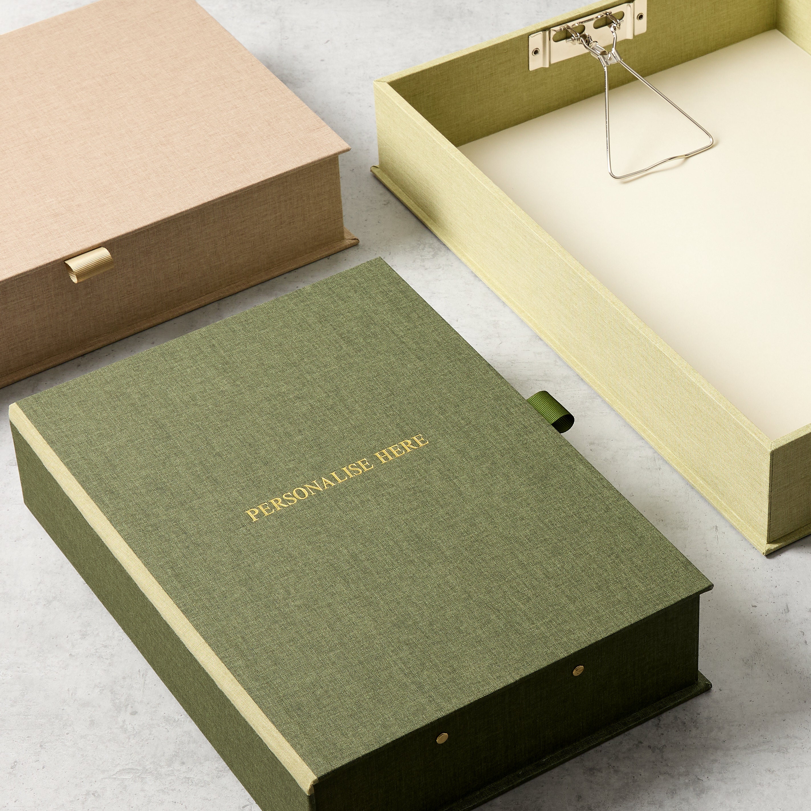 Personalised Fabric Box File - Etsy