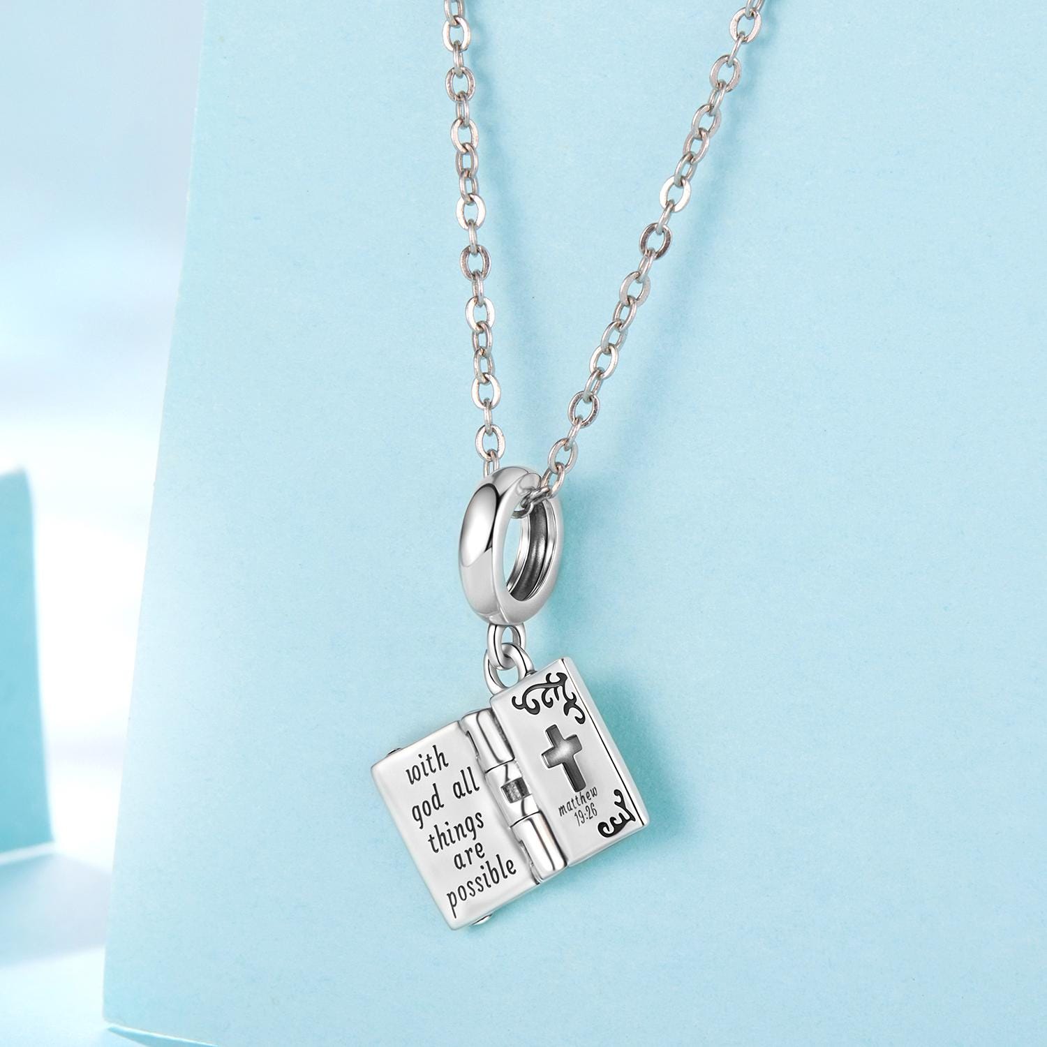 Sterling Silver Cross Faith Pendant Charm, Pandora Compatible - Etsy