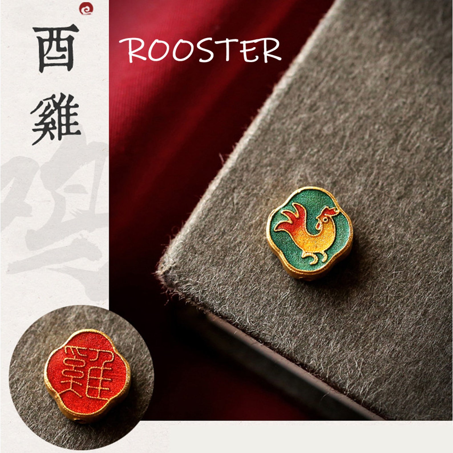 Chinese Zodiac Charm Beads Good Luck Charm Zodiac Beads - Etsy