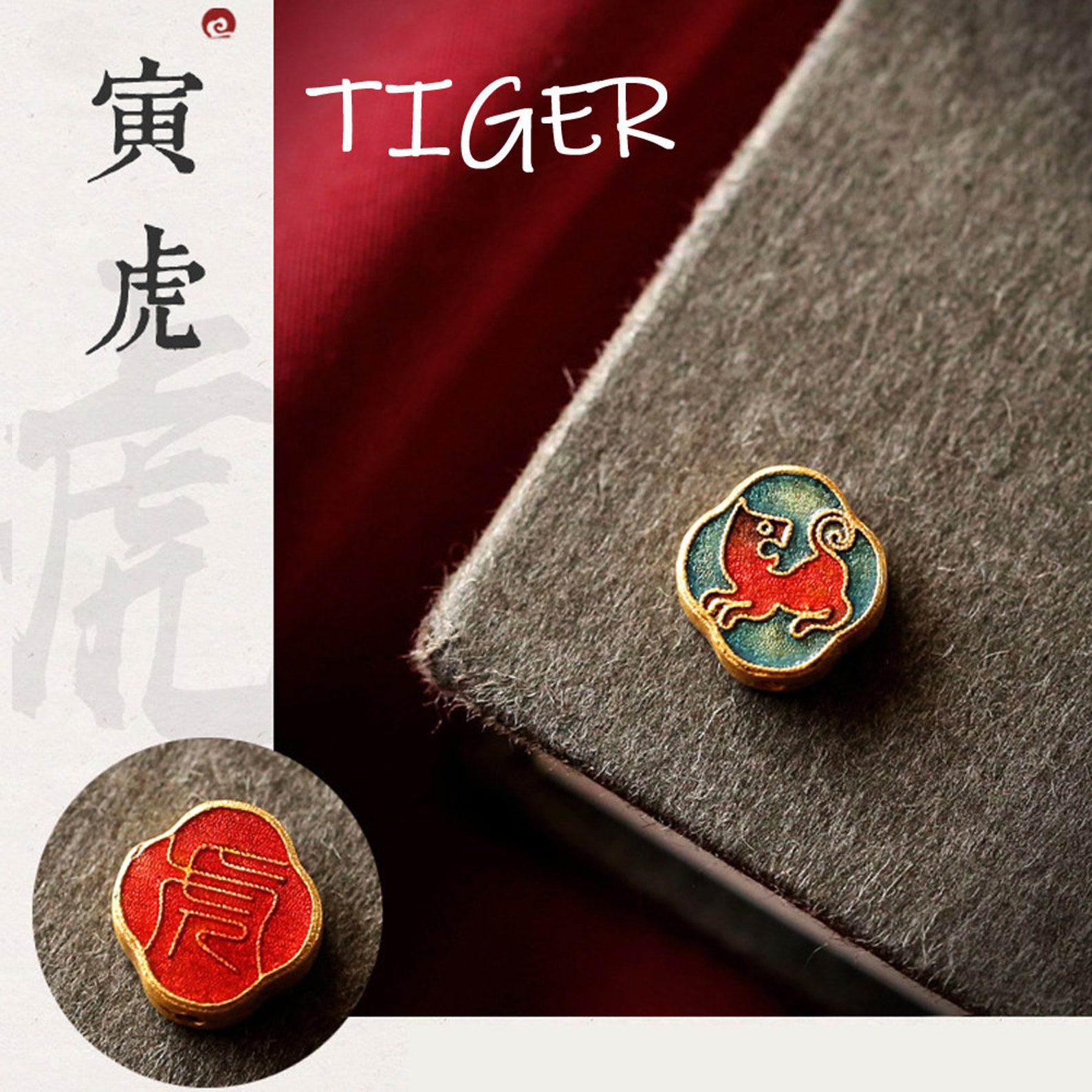 Chinese Zodiac Charm Beads Good Luck Charm Zodiac Beads - Etsy