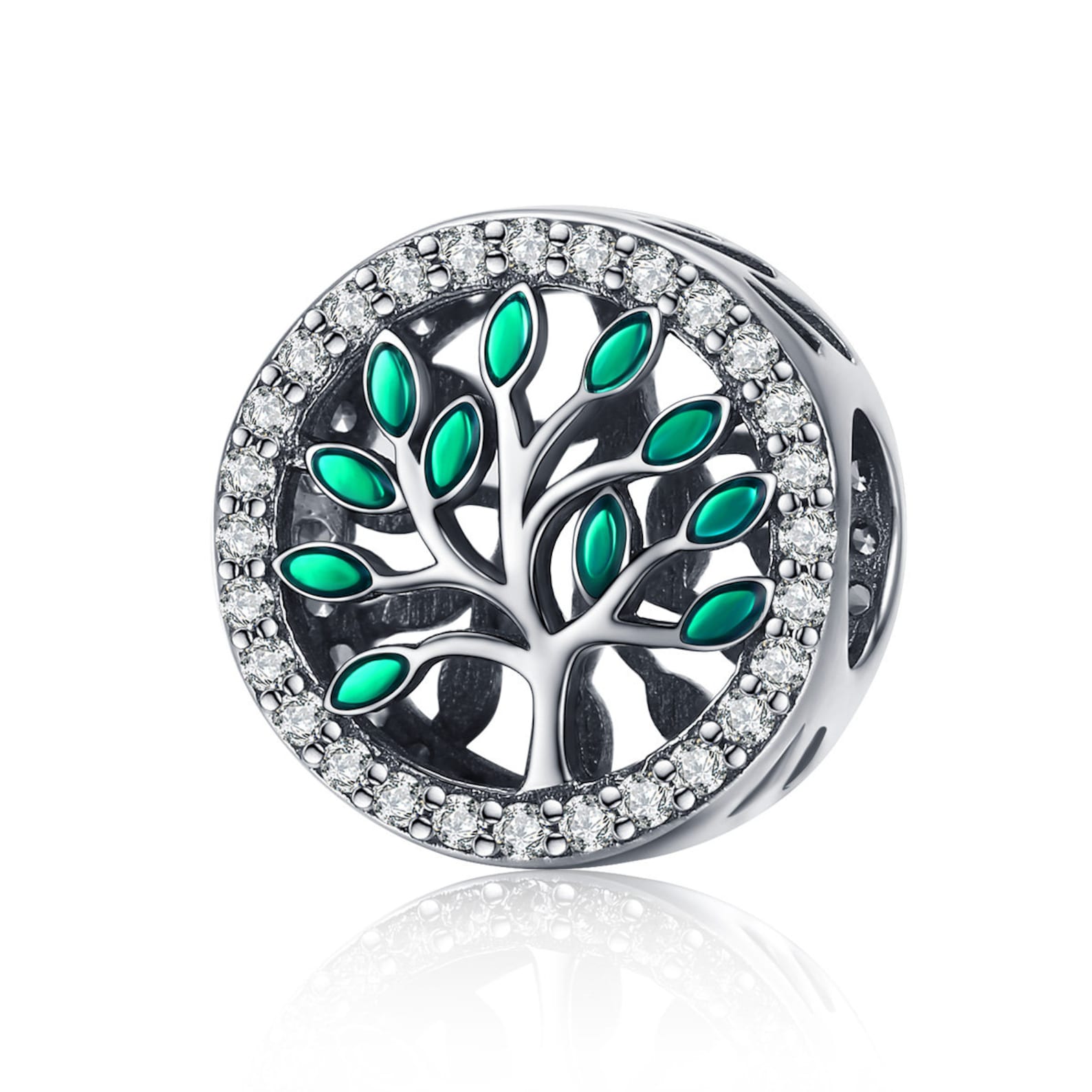 Charm for Bracelet, Life Tree Charm Beads, 100% Genuine 925 Sterling ...