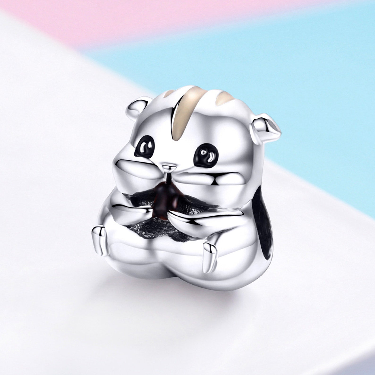 Charm for Bracelet, Little Hamster Charm Beads, 100% Genuine 925 ...