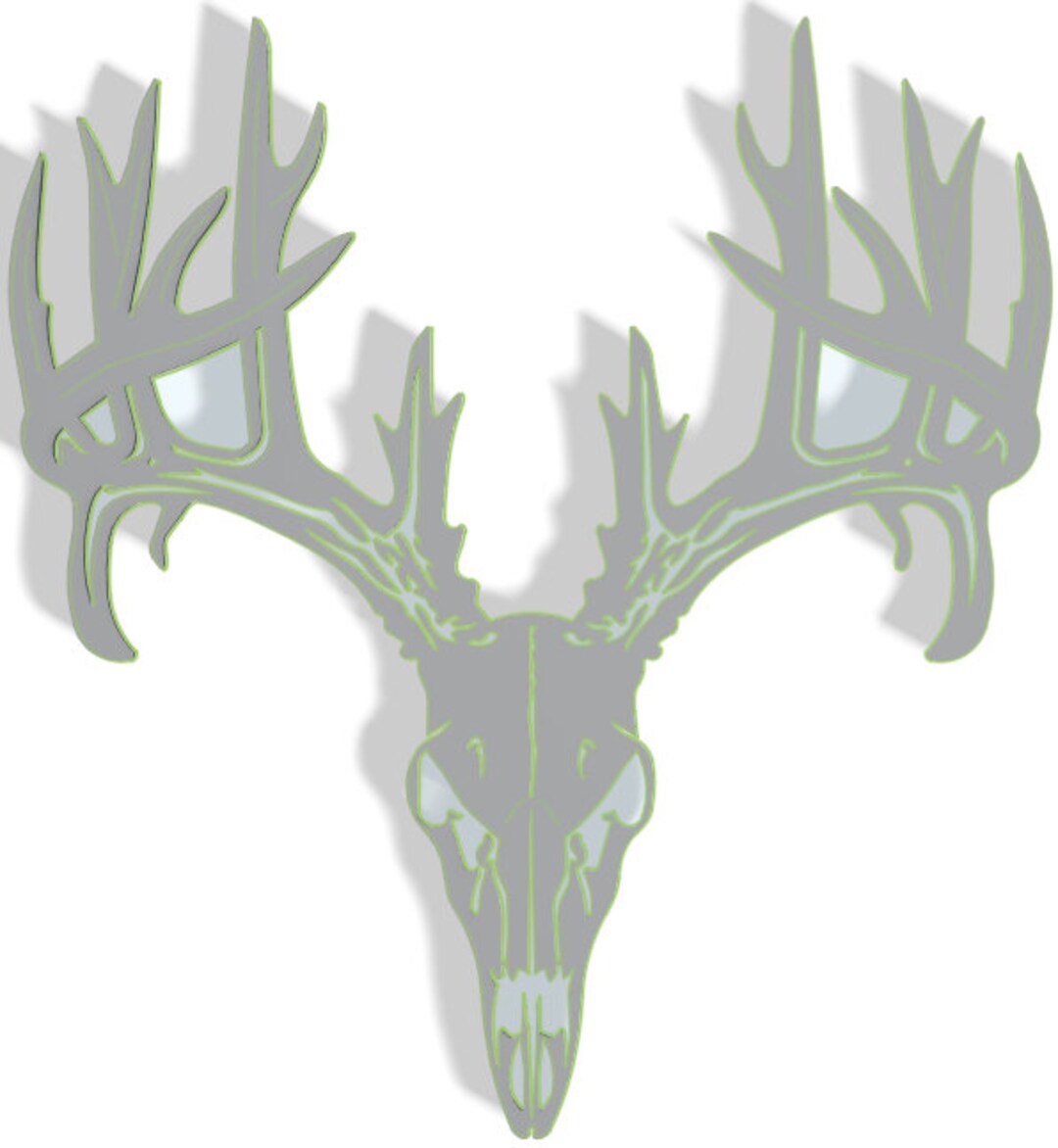 Plasma Cuttable Buck Skull - Etsy