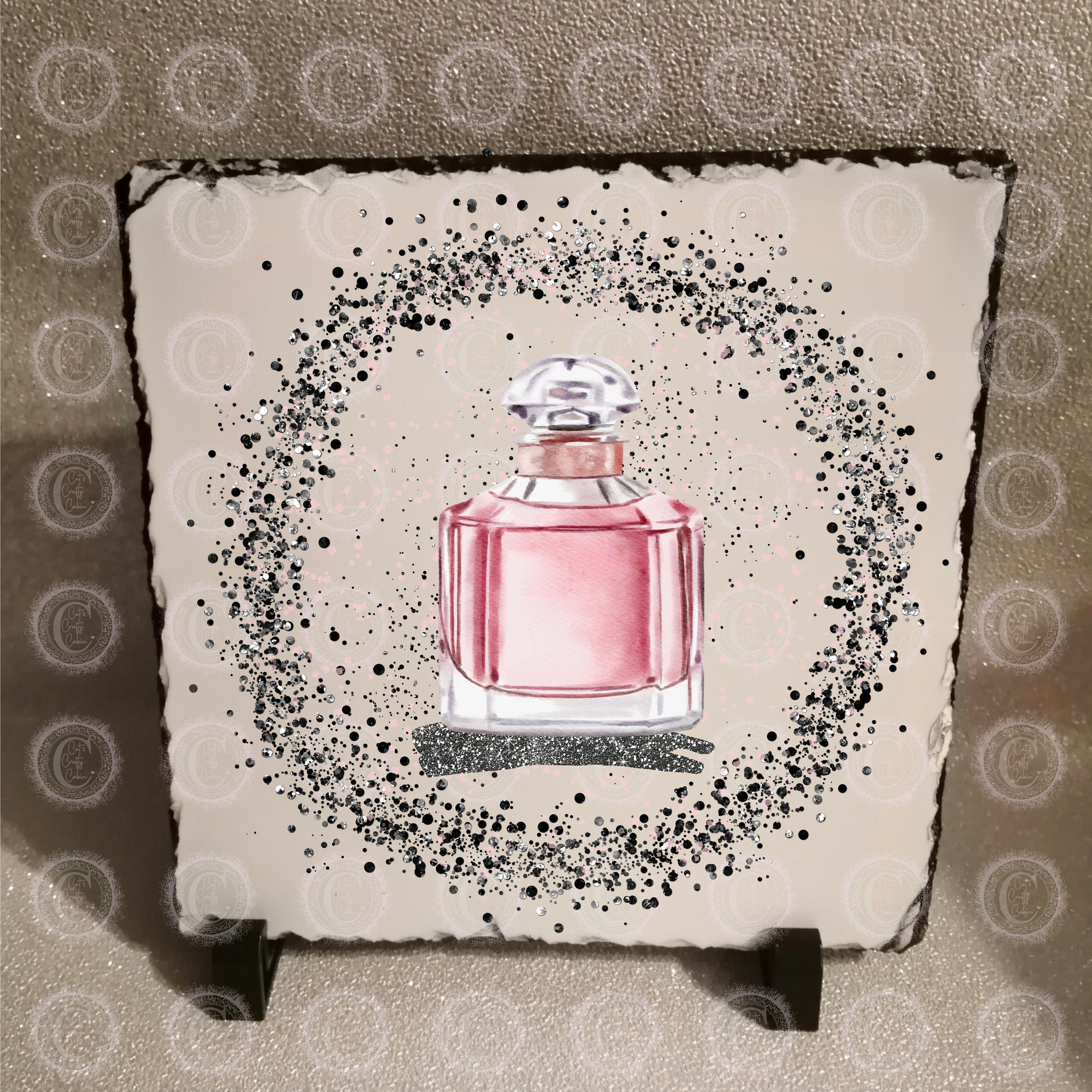 Pink Perfume Bottle Frame Sublimation Design Download PNG Download - Etsy