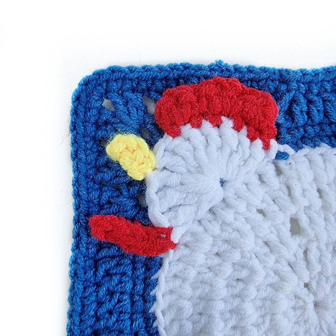 Granny square crochet chicken Crochet square patterns Crochet | Etsy