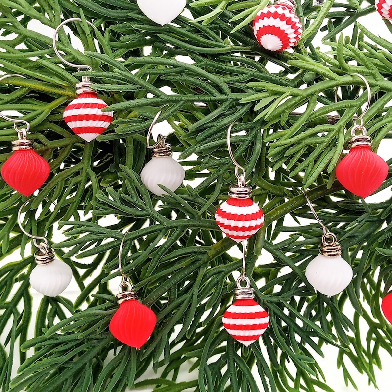 Miniature Red Baubles - Etsy