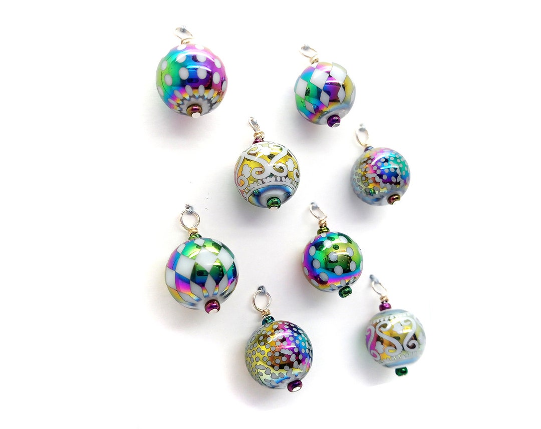 Miniature Ornaments Set of 8 Pieces, Mini Decorations for Christmas ...