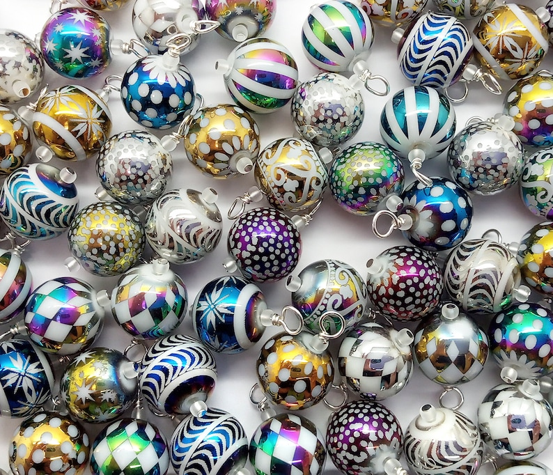 Bulk Miniature Christmas Ornaments Grab Bag of Pretty Mini - Etsy