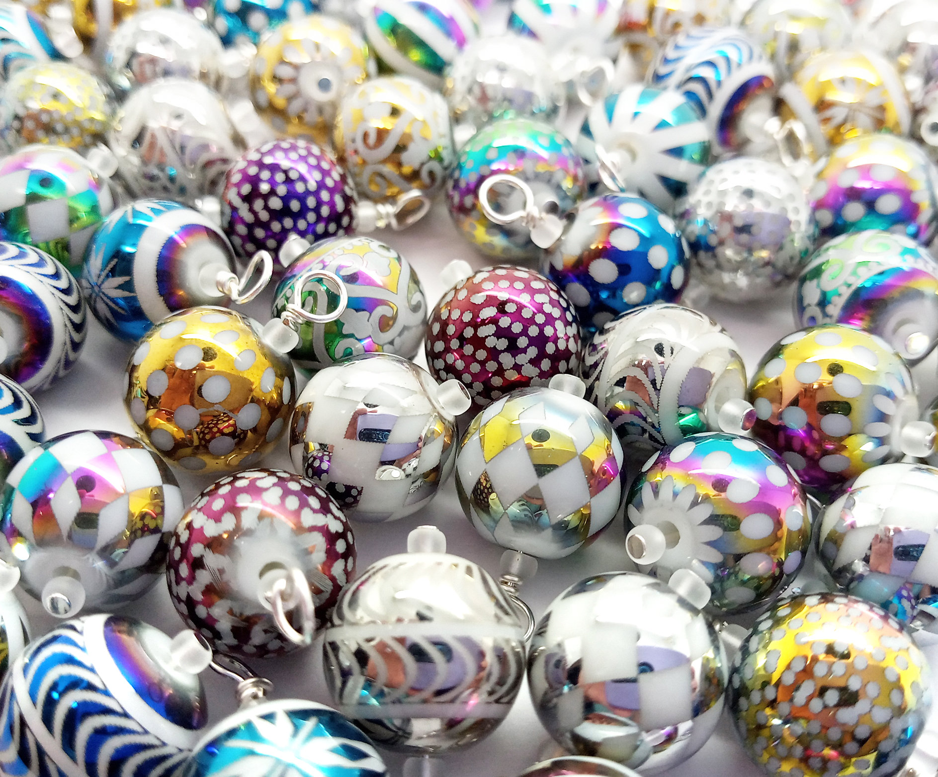 Bulk Miniature Christmas Ornaments Grab Bag of Pretty Mini - Etsy