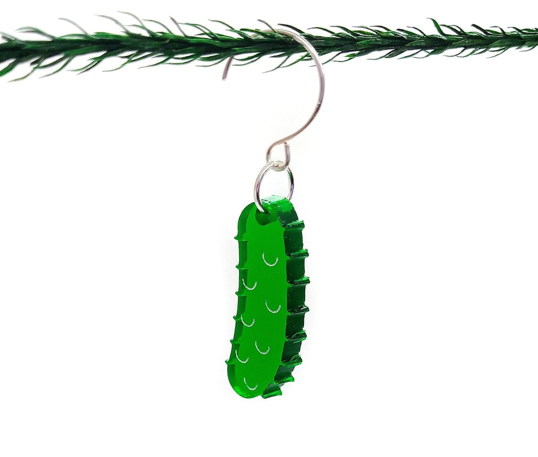 Miniature Pickle Ornament, Cute Christmas Decoration for Dollhouse ...