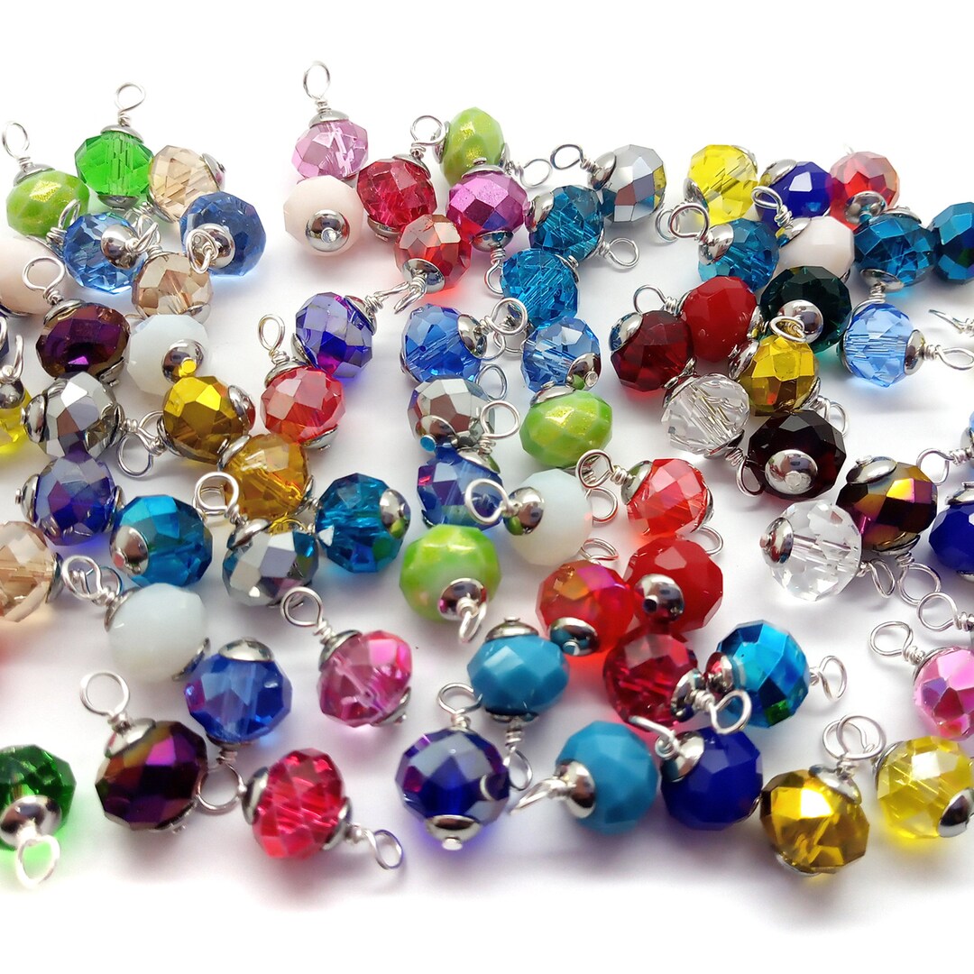 Bulk Miniature Christmas Ornaments 20 or 40 Pieces, Pretty Faceted ...