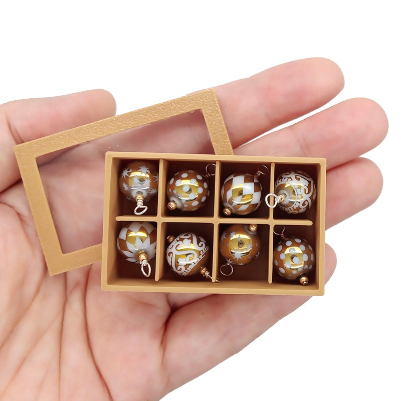 Mini Gold Baubles Vintage - Etsy