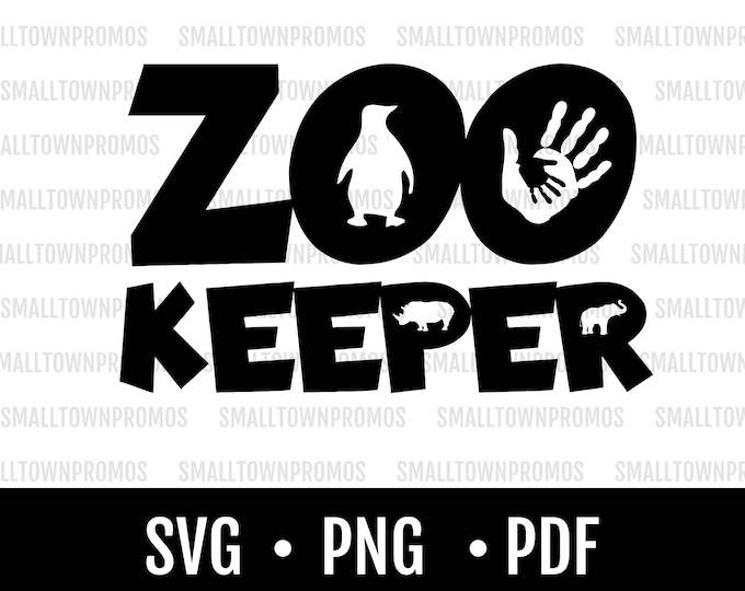 Zoo Keeper | Preschool Teacher | SVG | PNG | PDF | Digital Download ...