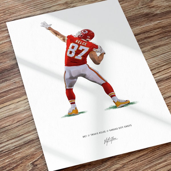 Travis Kelce Stencil - Etsy